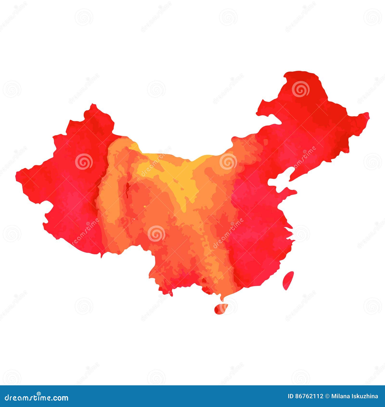 China World Map With A Pixel Diamond Texture. Vector Illustration ...