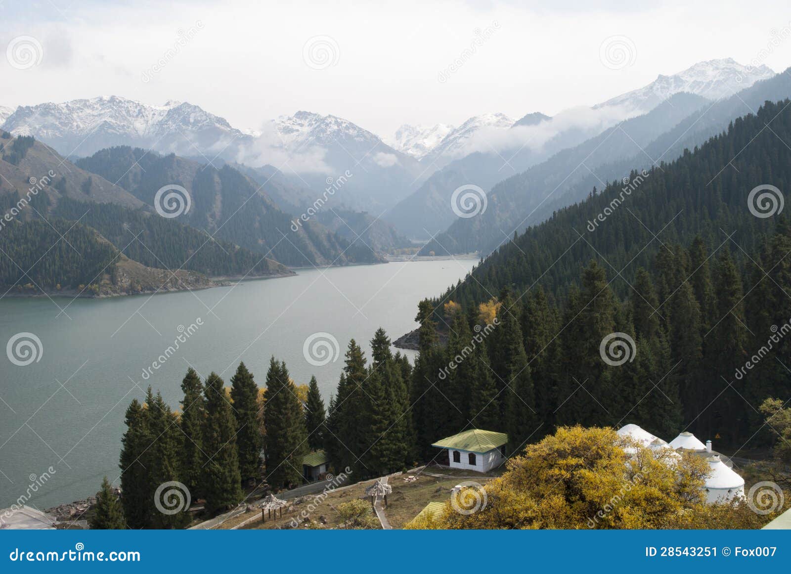 China Xinjiang Tianshan Tianchi Stock Image - Image of mountains, water ...