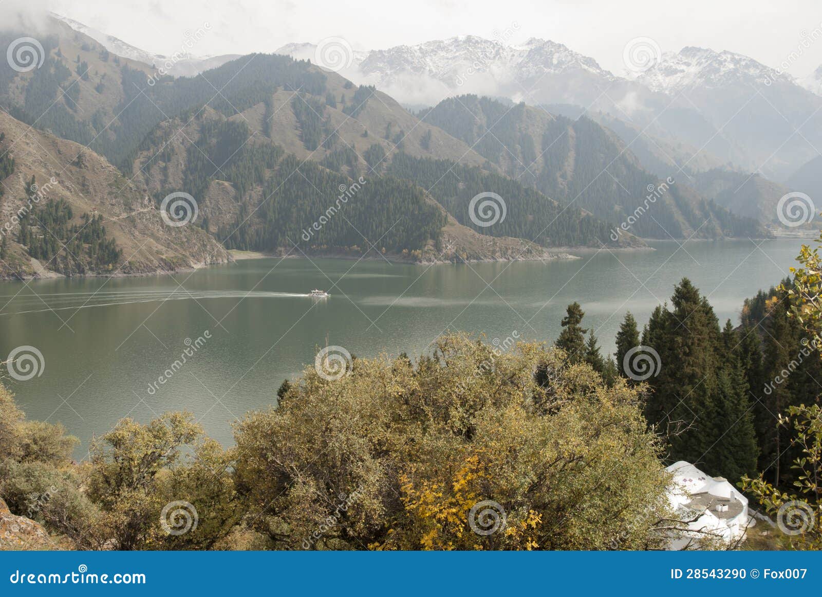 China Xinjiang Tianshan Tianchi Stock Photo - Image of peak, fresh ...