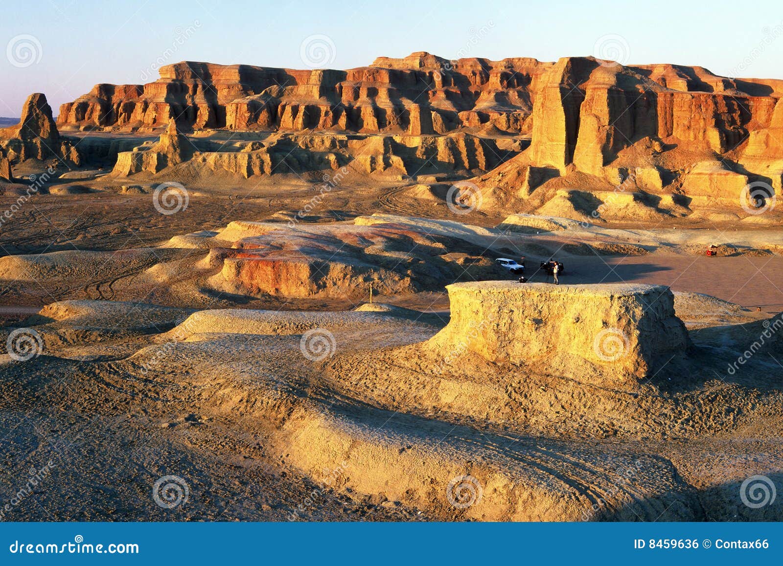 China/Xinjiang: Urho Ghost Castle during Sunset Stock Photo - Image of ...