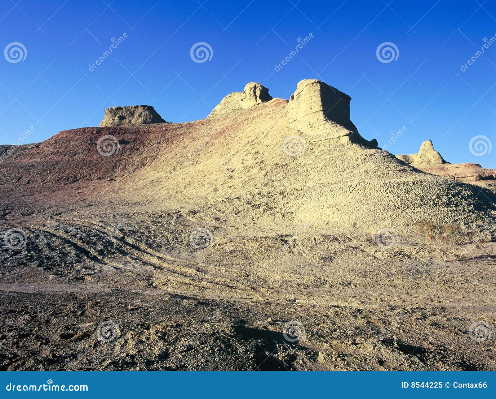 China/Xinjiang: Urho Ghost Castle During Sunset Stock Image - Image of ...