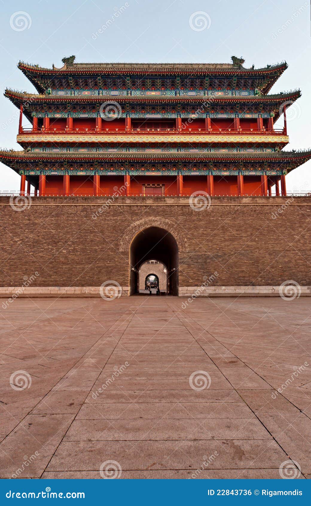 China Zhengyang gate stock photo. Image of beijing, culture - 22843736