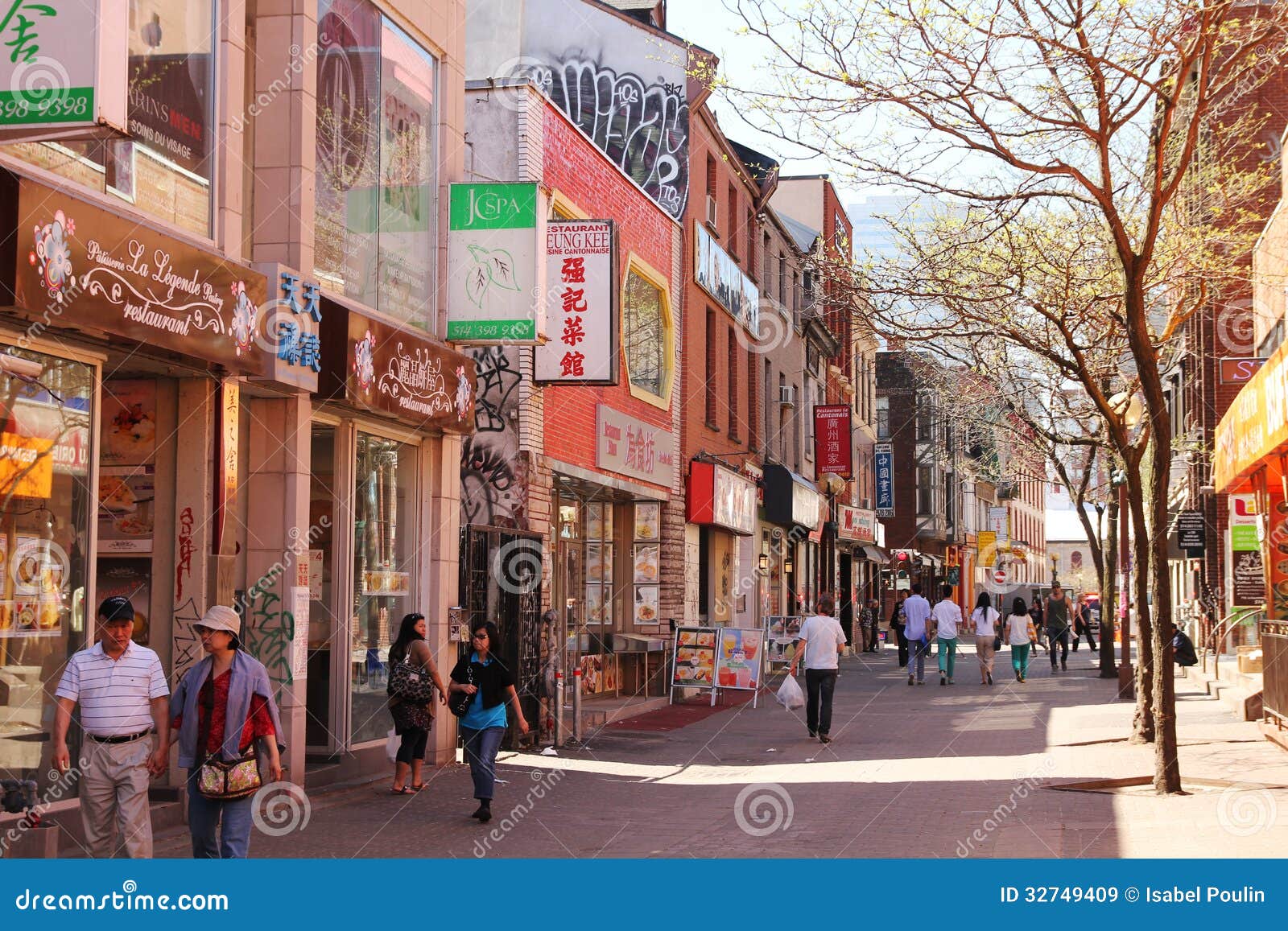 Chinatown de Montreal imagen de archivo editorial. Imagen de calle ...
