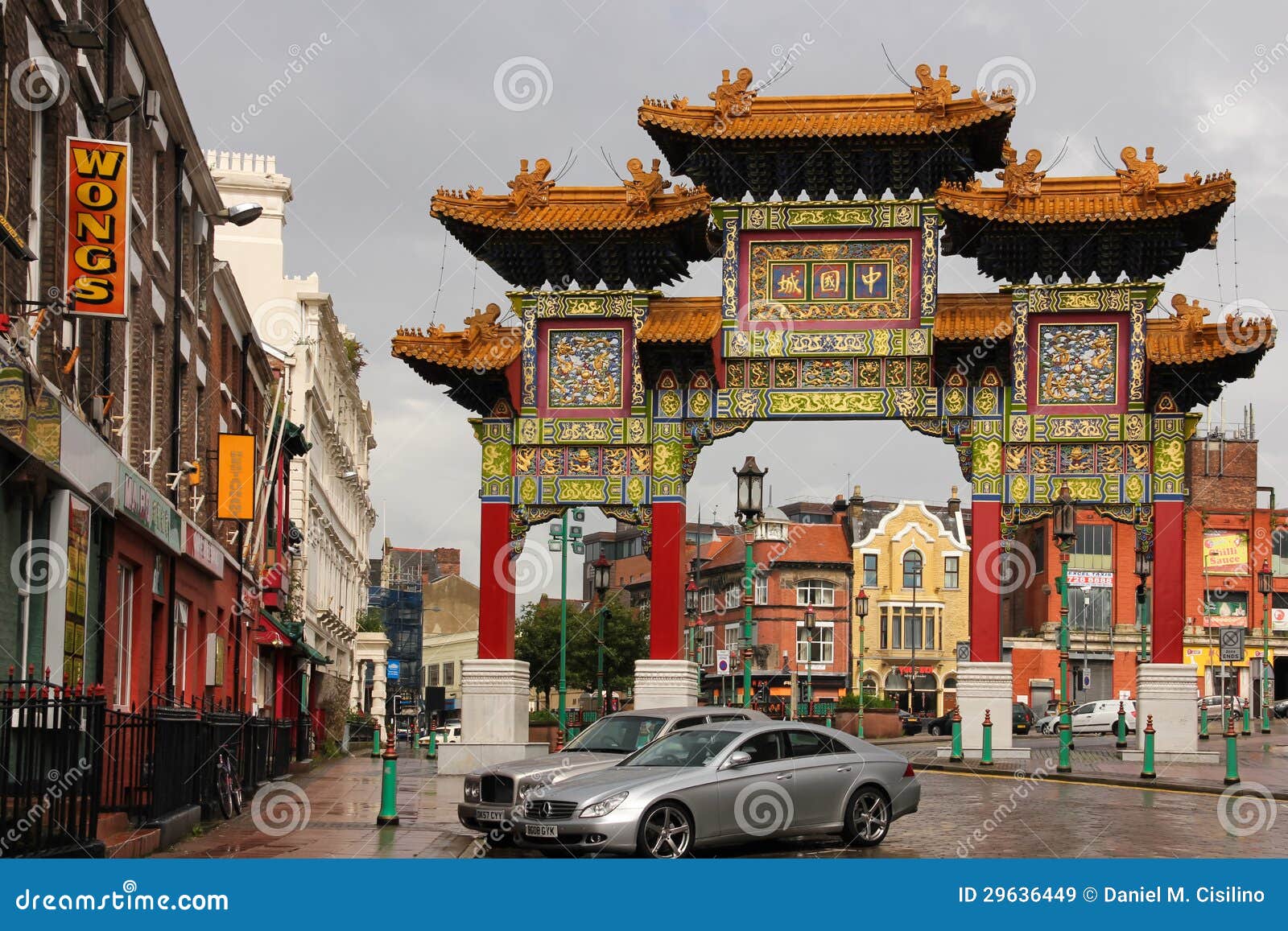 ChinaTown. Liverpool. England Editorial Stock Image - Image of figure ...