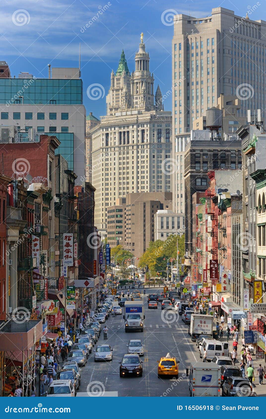 Chinatown New York City editorial stock photo. Image of architecture ...