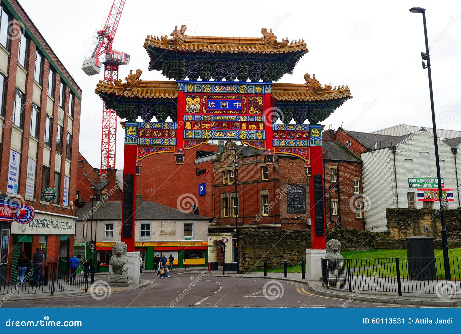 Chinatown, Newcastle, England Editorial Photo - Image of northumberland ...