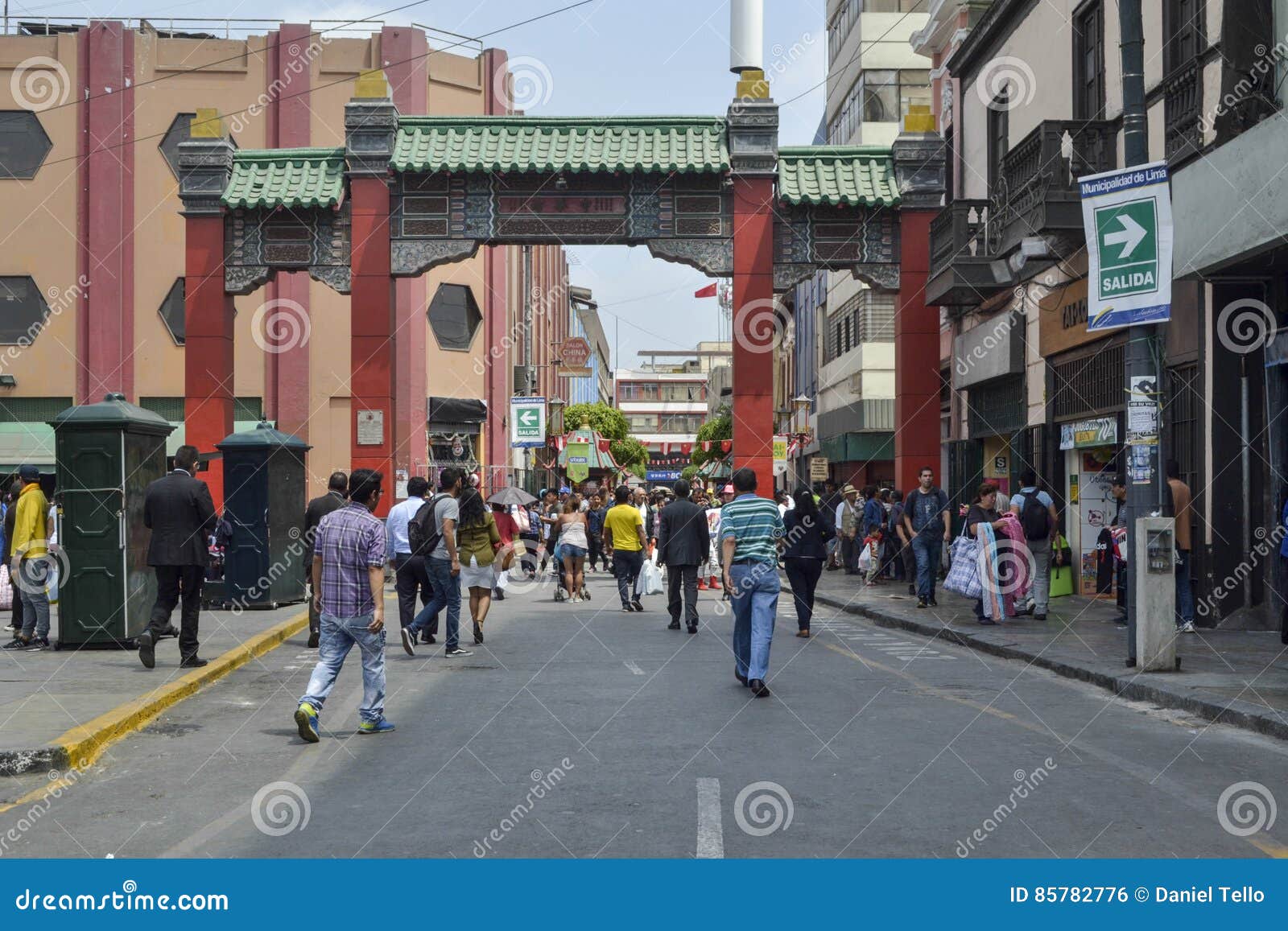 Chinatown in Peru editorial photo. Image of street, peru - 85782776