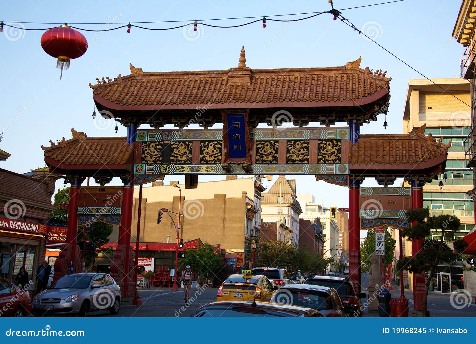 Chinatown in Victoria editorial image. Image of tourist - 19968245