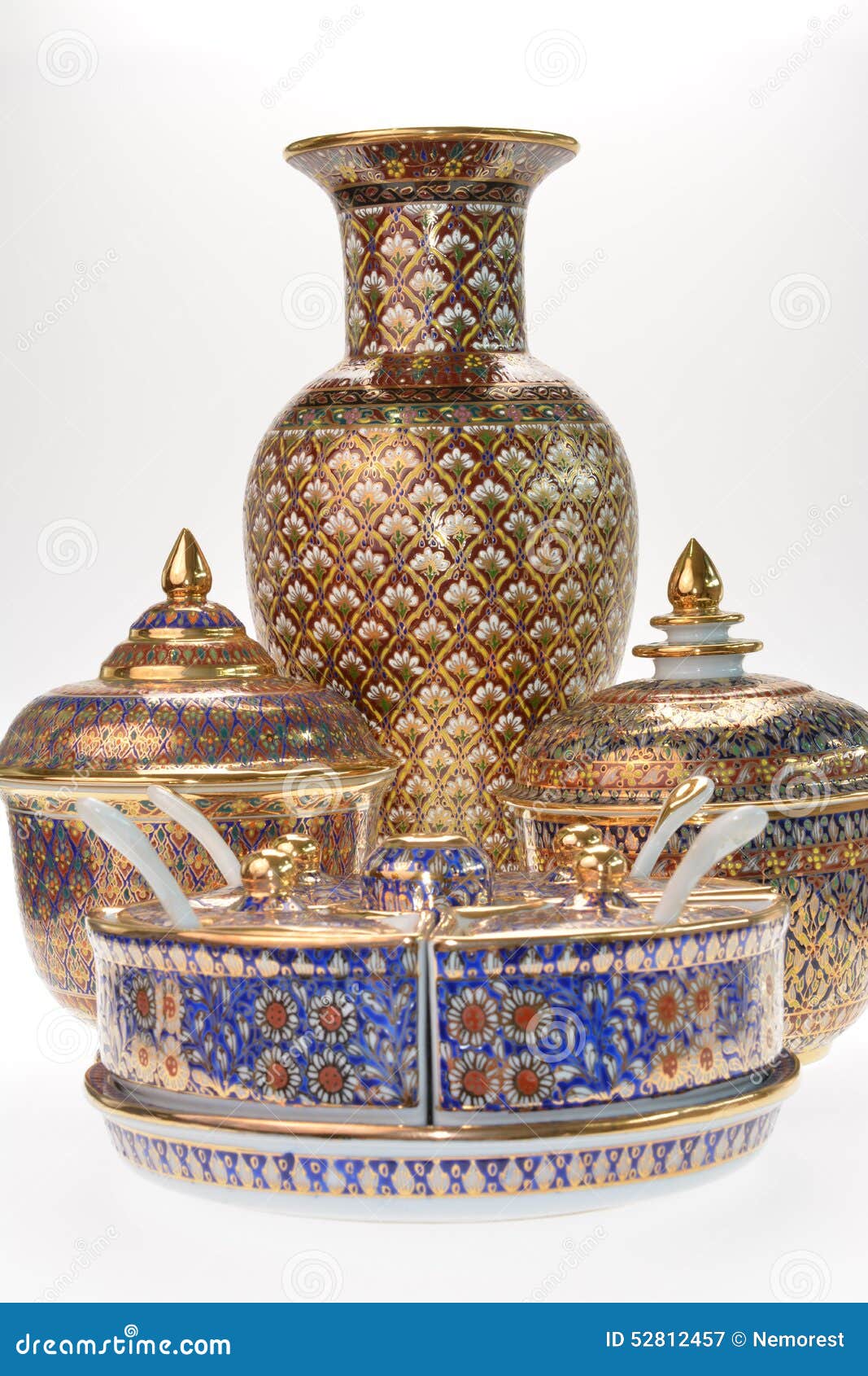 Chinaware stock image. Image of tradition, decorative - 52812457