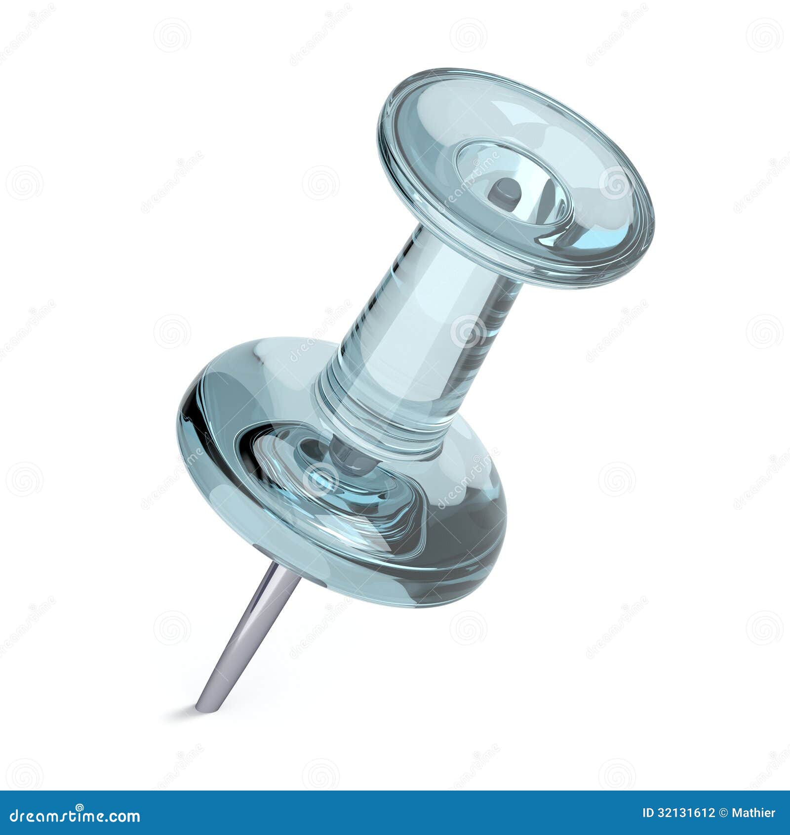 Chincheta Realista 3D - Transparente Stock de ilustración - Ilustración ...