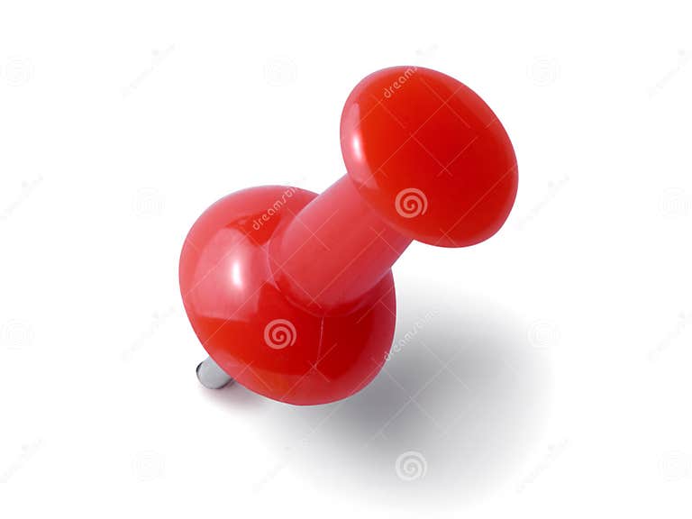 Chincheta roja. imagen de archivo. Imagen de sostenido - 11926315