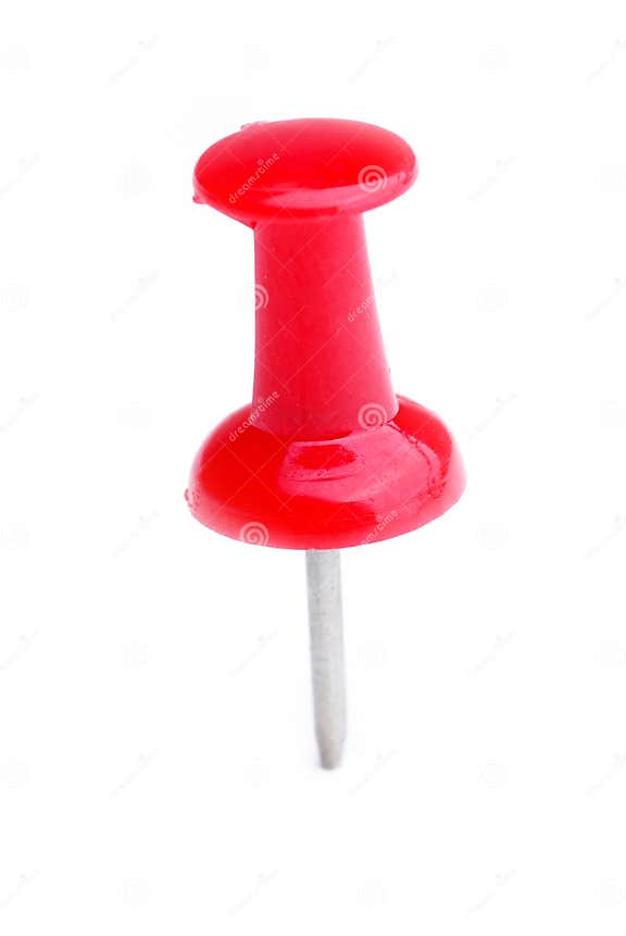 Chincheta roja imagen de archivo. Imagen de miniaturas - 14365451