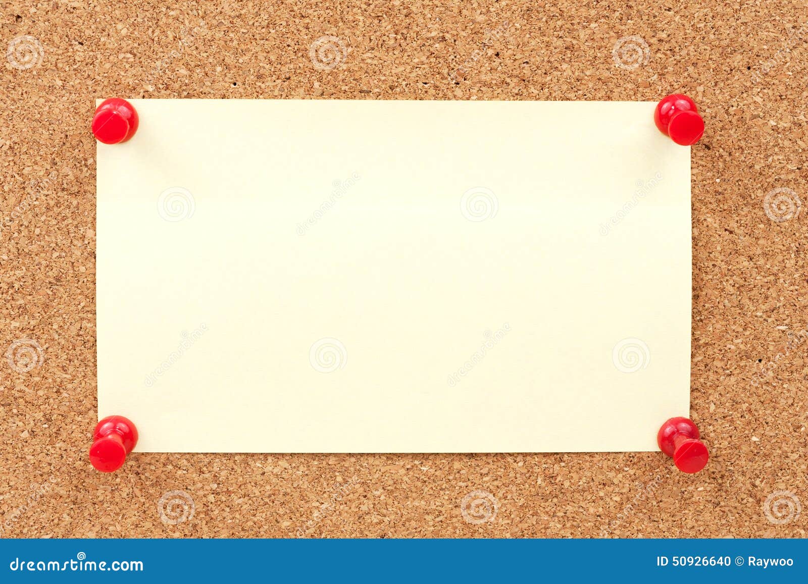 Chinchetas y papel de nota foto de archivo. Imagen de oficina - 50926640