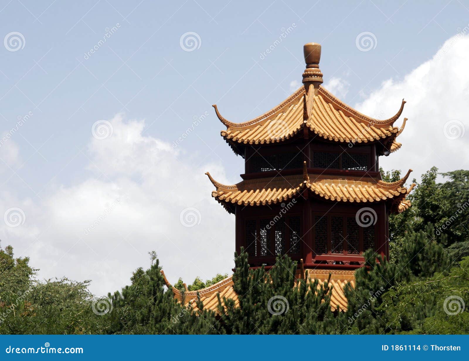 Chinees Dak stock foto. Image of aziatisch, sinaasappel - 1861114