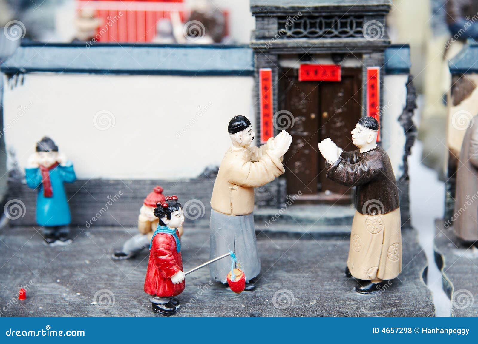 Chinees model stock foto. Image of clown, curiosum, cultureel - 4657298