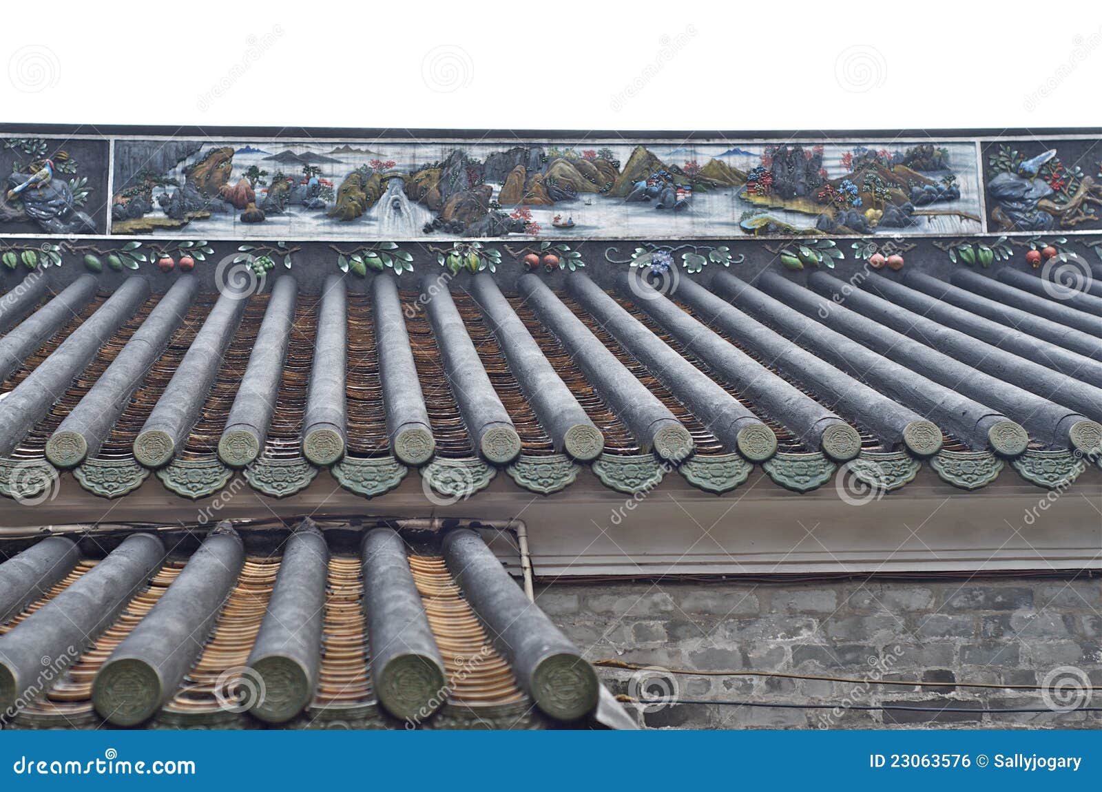Chinese roof line stock photo. Image of district, roof - 23063576