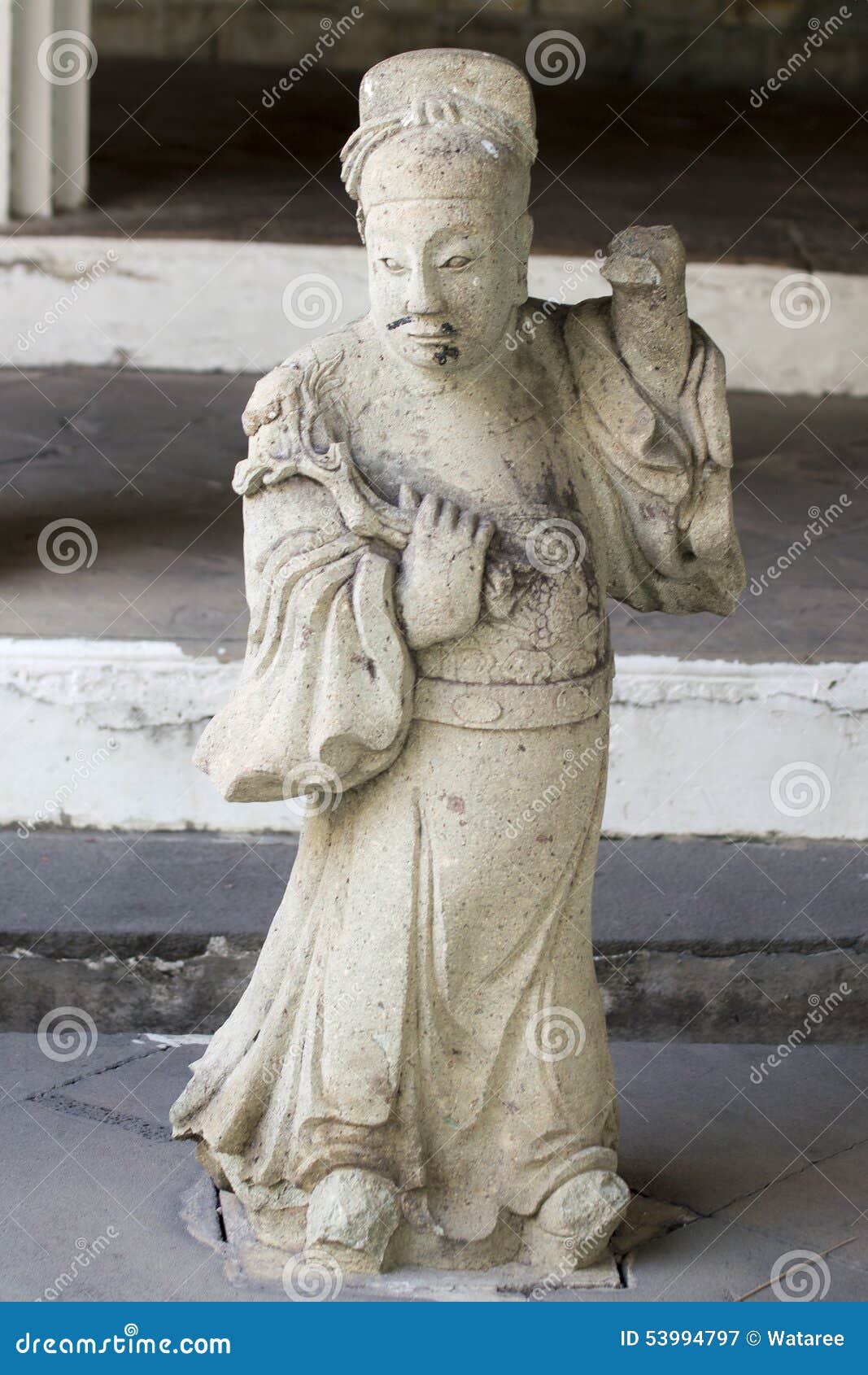 Chines statue in thailand stock image. Image of colorful - 53994797