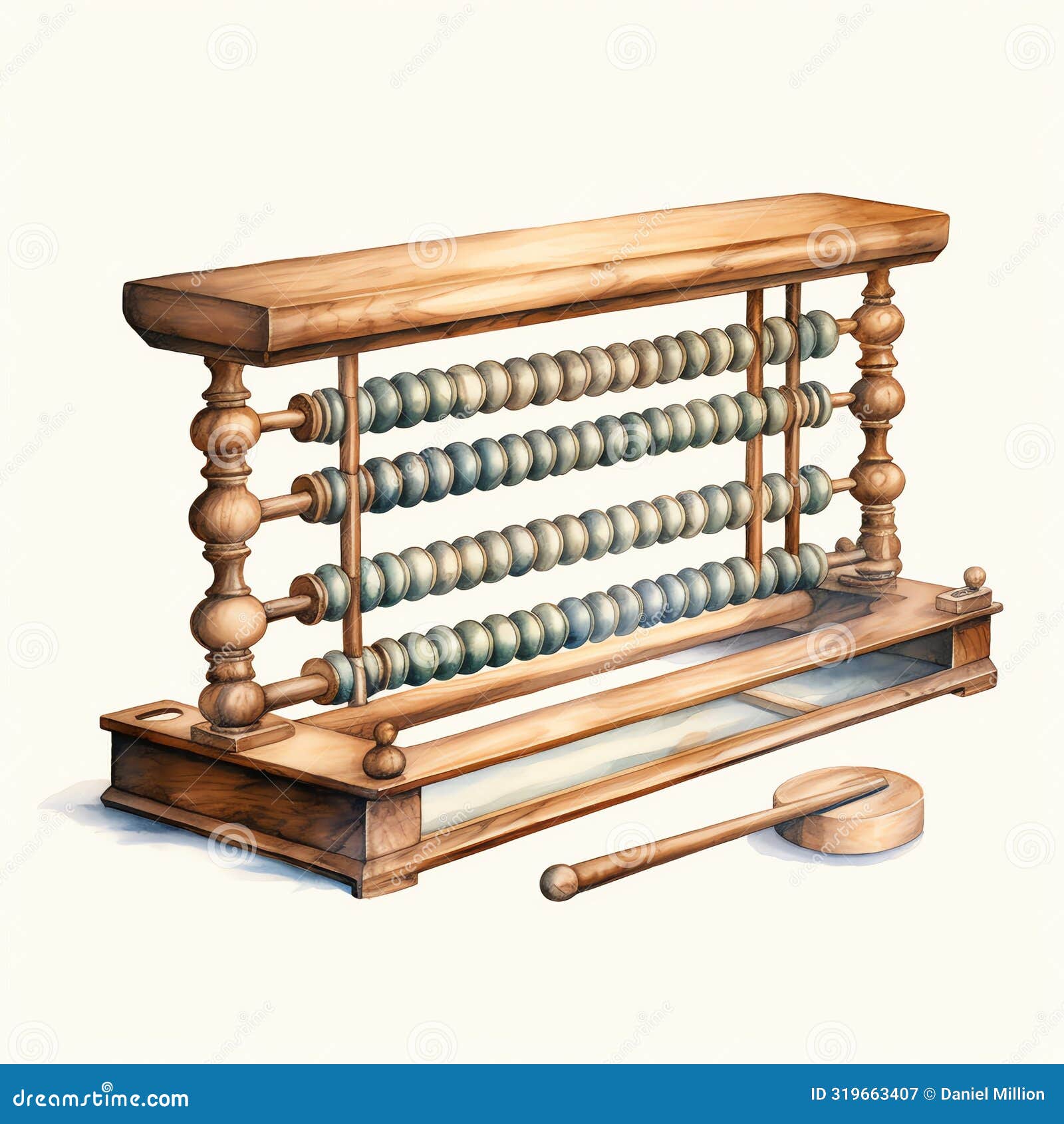 Chinese Abacus an Early Counting Device Used for Calculations ...