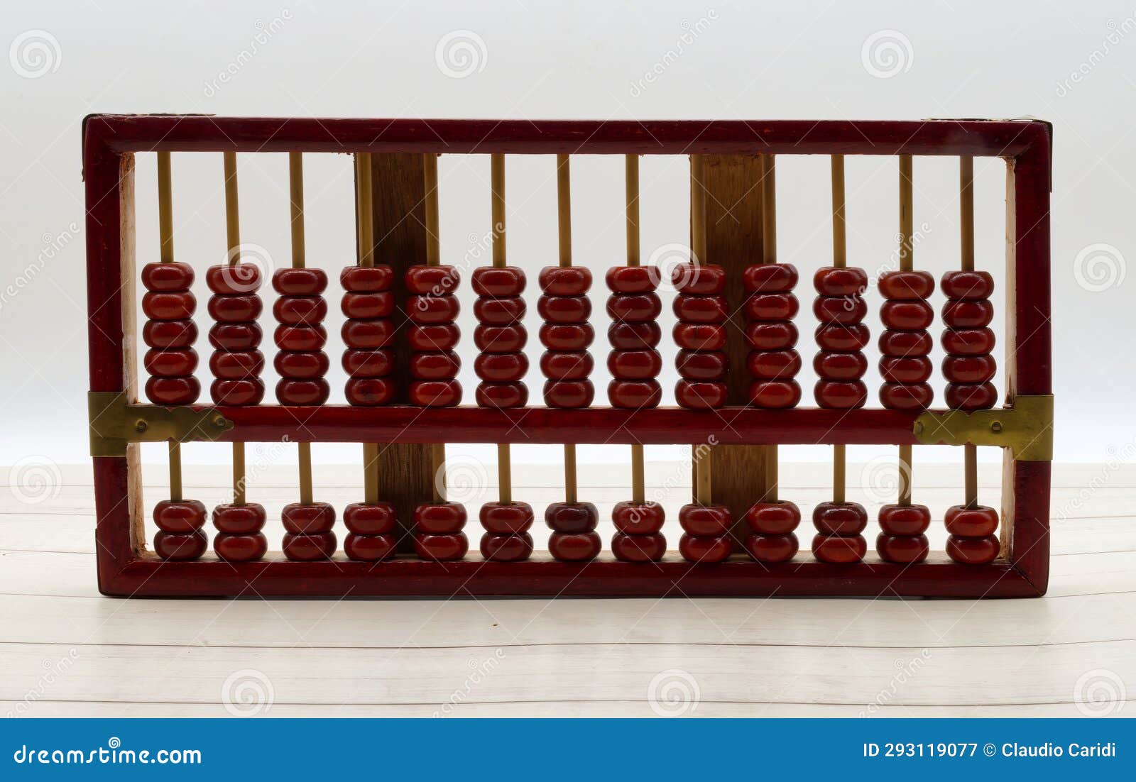 Chinese Abacus. Math Calculation Tool Stock Image - Image of retro ...