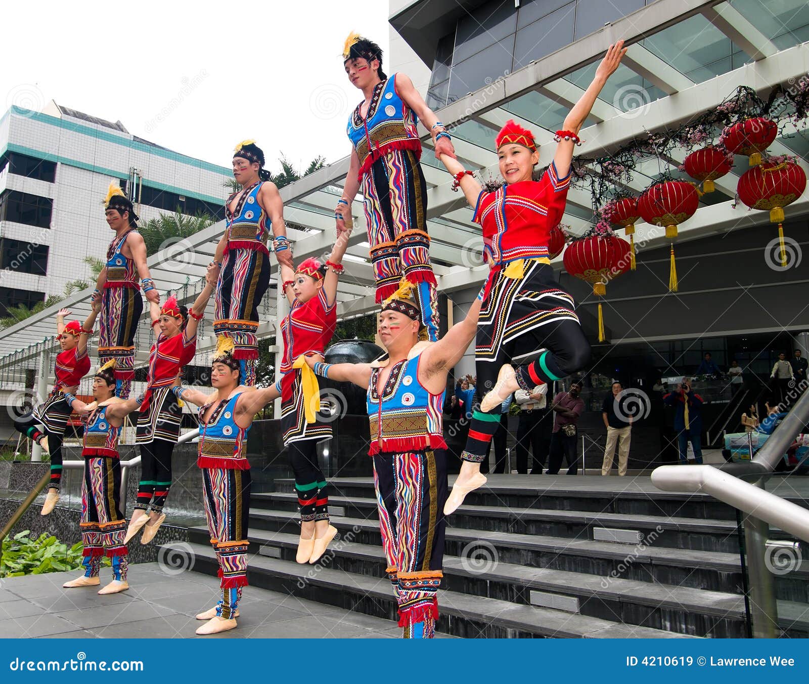 Chinese Acrobats editorial stock image. Image of headwear - 4210619