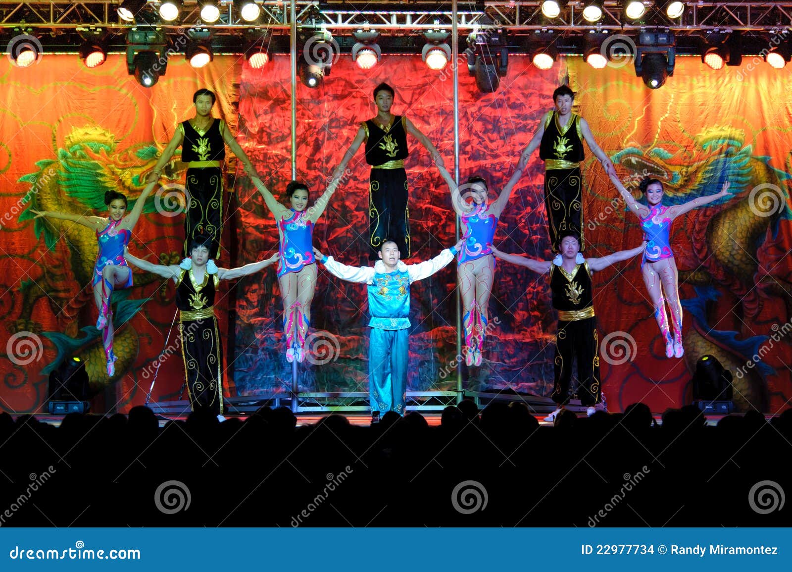 Chinese Acrobats of Hebei editorial stock image. Image of cirque - 22977734