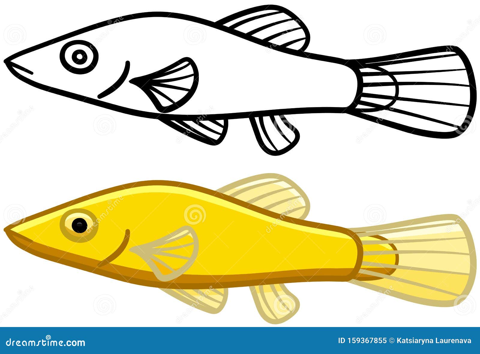 Golden Algae Drawing