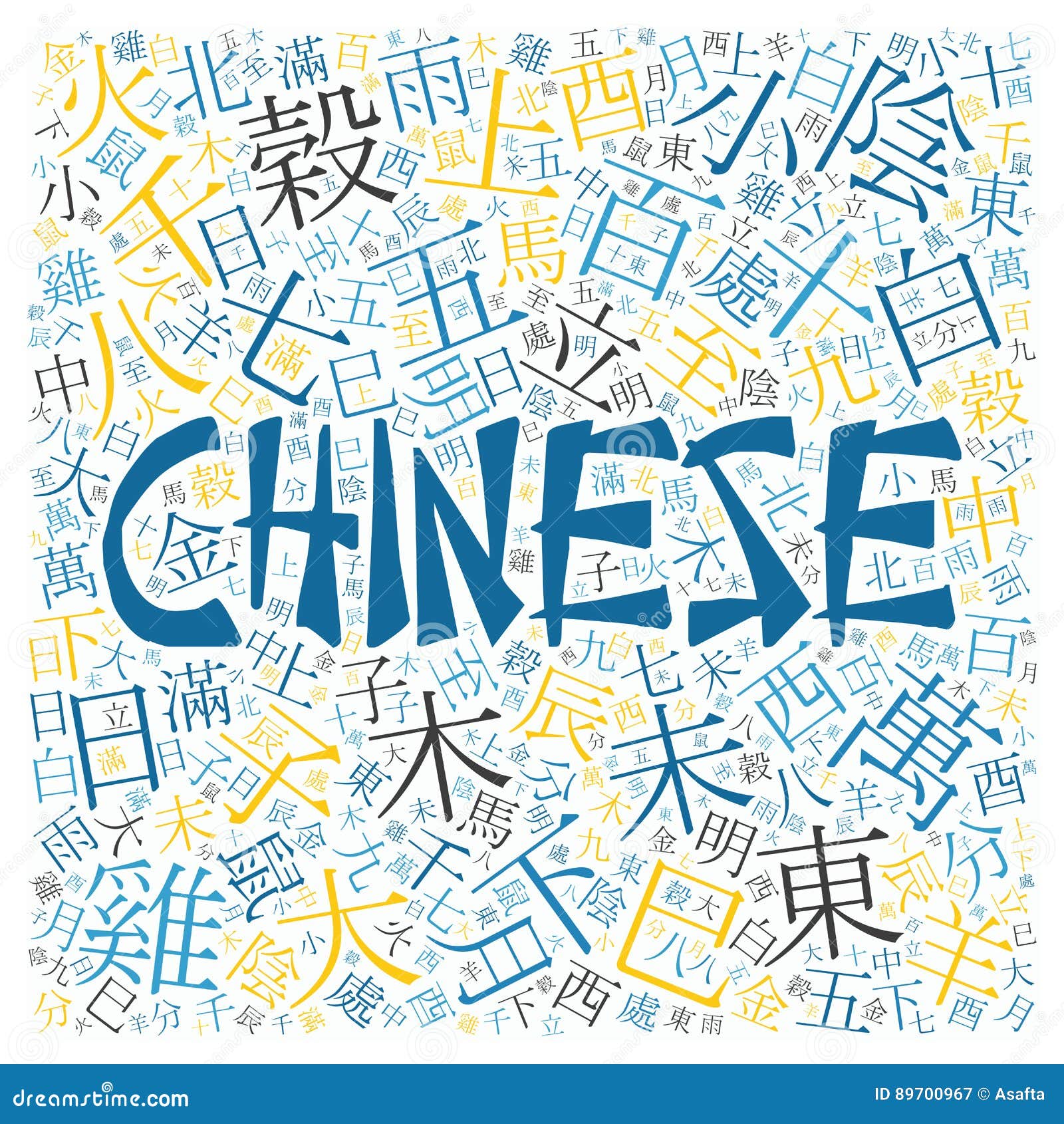 Chinese Alphabet Texture Background Stock Illustration - Illustration ...