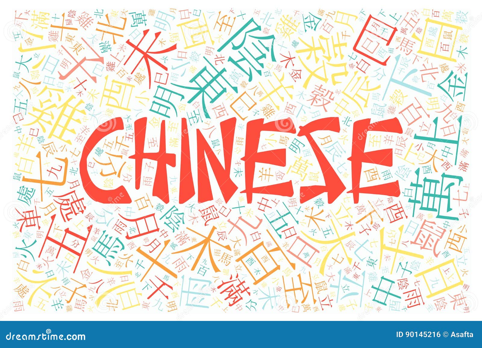 Chinese Alphabet Characters.concrete Circle. Royalty-Free Stock Photo ...