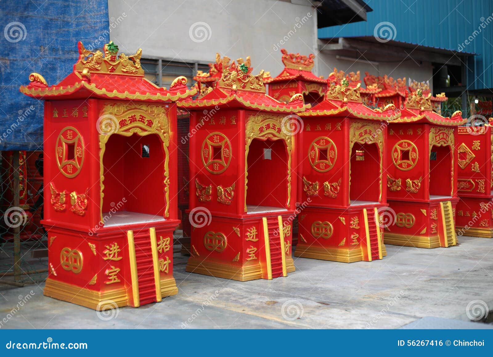 Chinese Altar To Ksitigarbha Bodhisattva. Stock Photo | CartoonDealer ...
