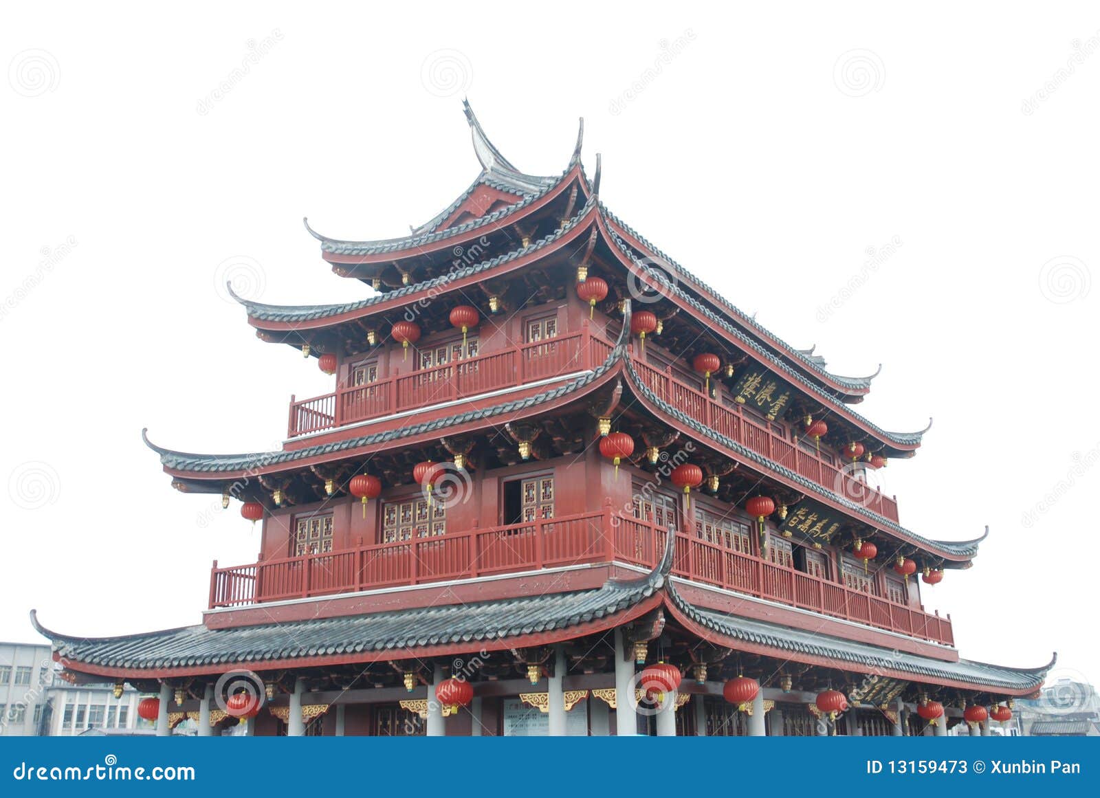 Chinese ancient building stock image. Image of carving - 13159473