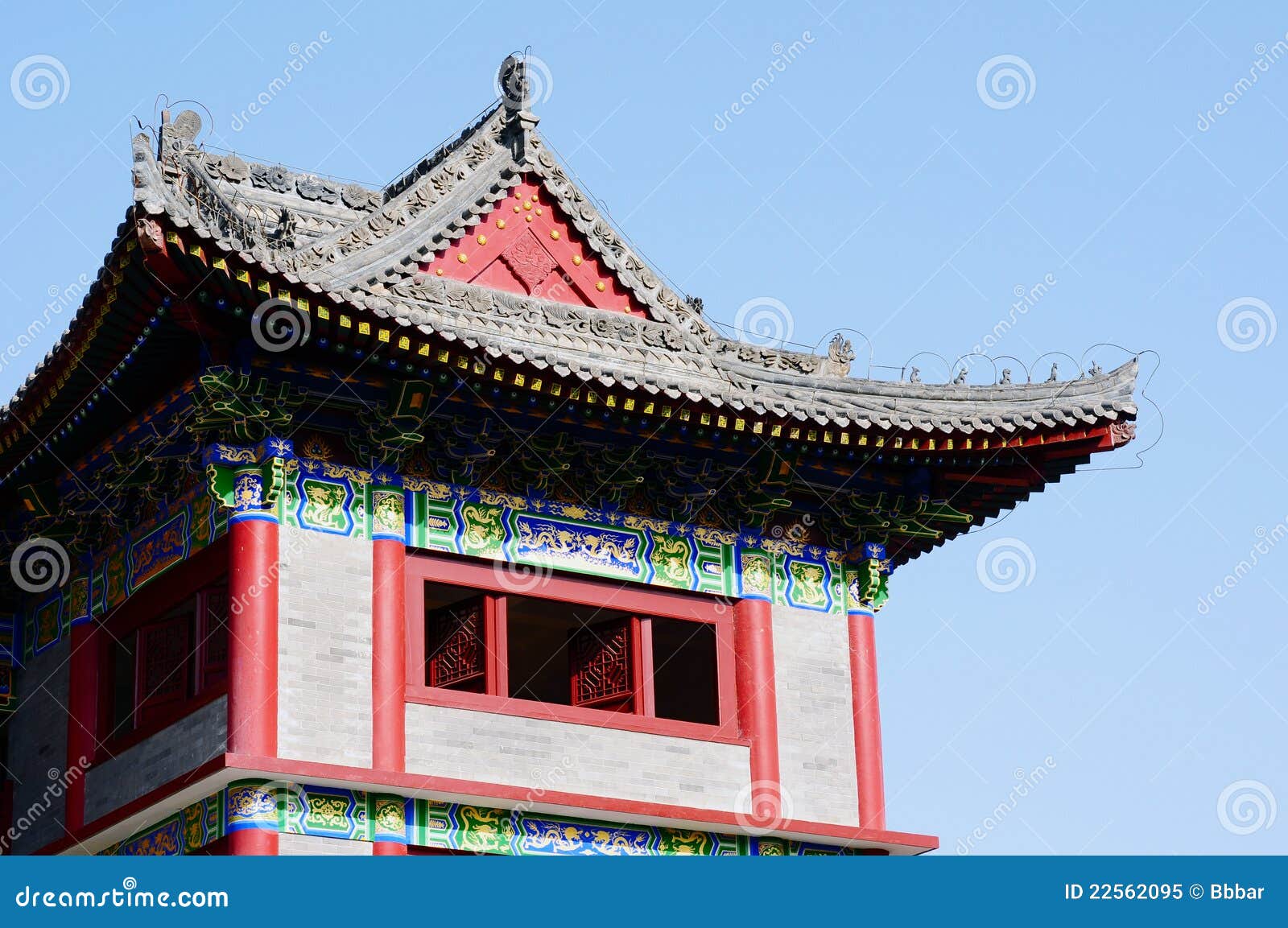 Chinese ancient building stock image. Image of ancient - 22562095
