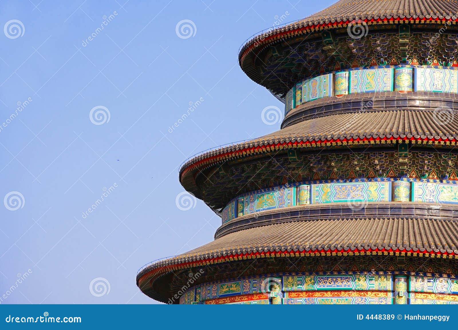 Chinese ancient building stock image. Image of chinese - 4448389