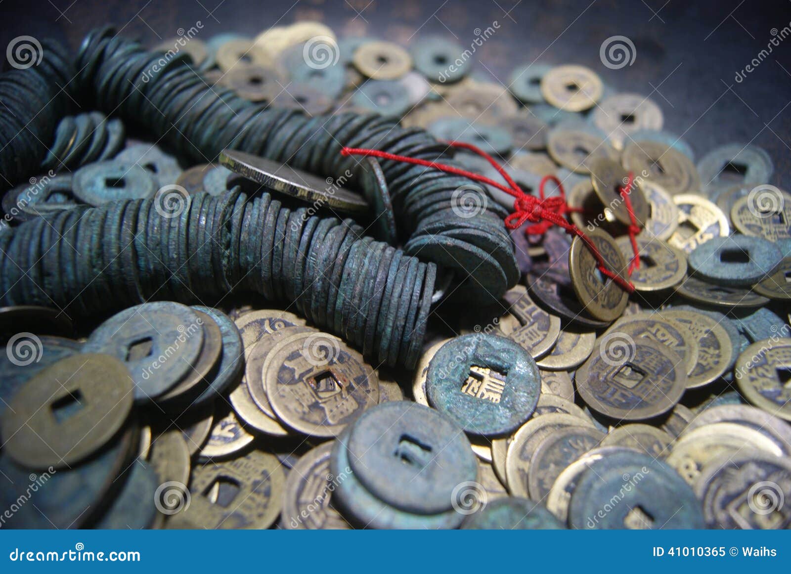Chinese ancient coins stock image. Image of objects, ancient - 41010365