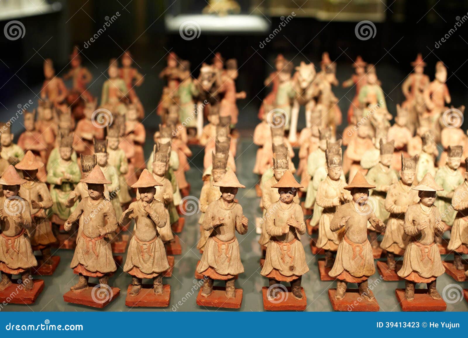 Ancient Figure Statues, Interesting Facial Expressions Stock Image ...
