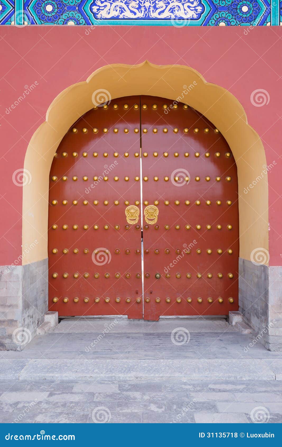 Chinese ancient gate stock photo. Image of architecture - 31135718