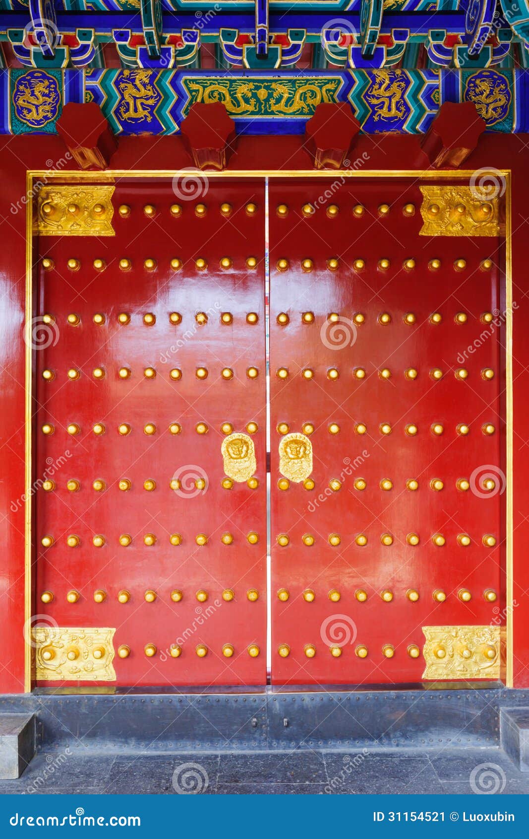 Chinese ancient gate stock image. Image of chinese, traditional - 31154521