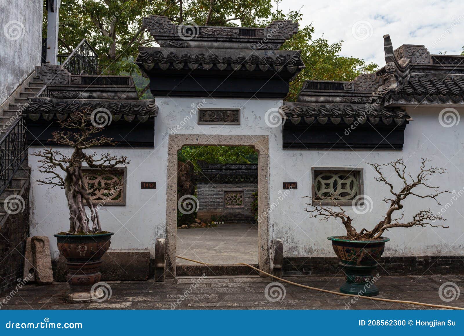 Chinese Ancient House, Wall in Ancient Chinese House Stock Photo ...