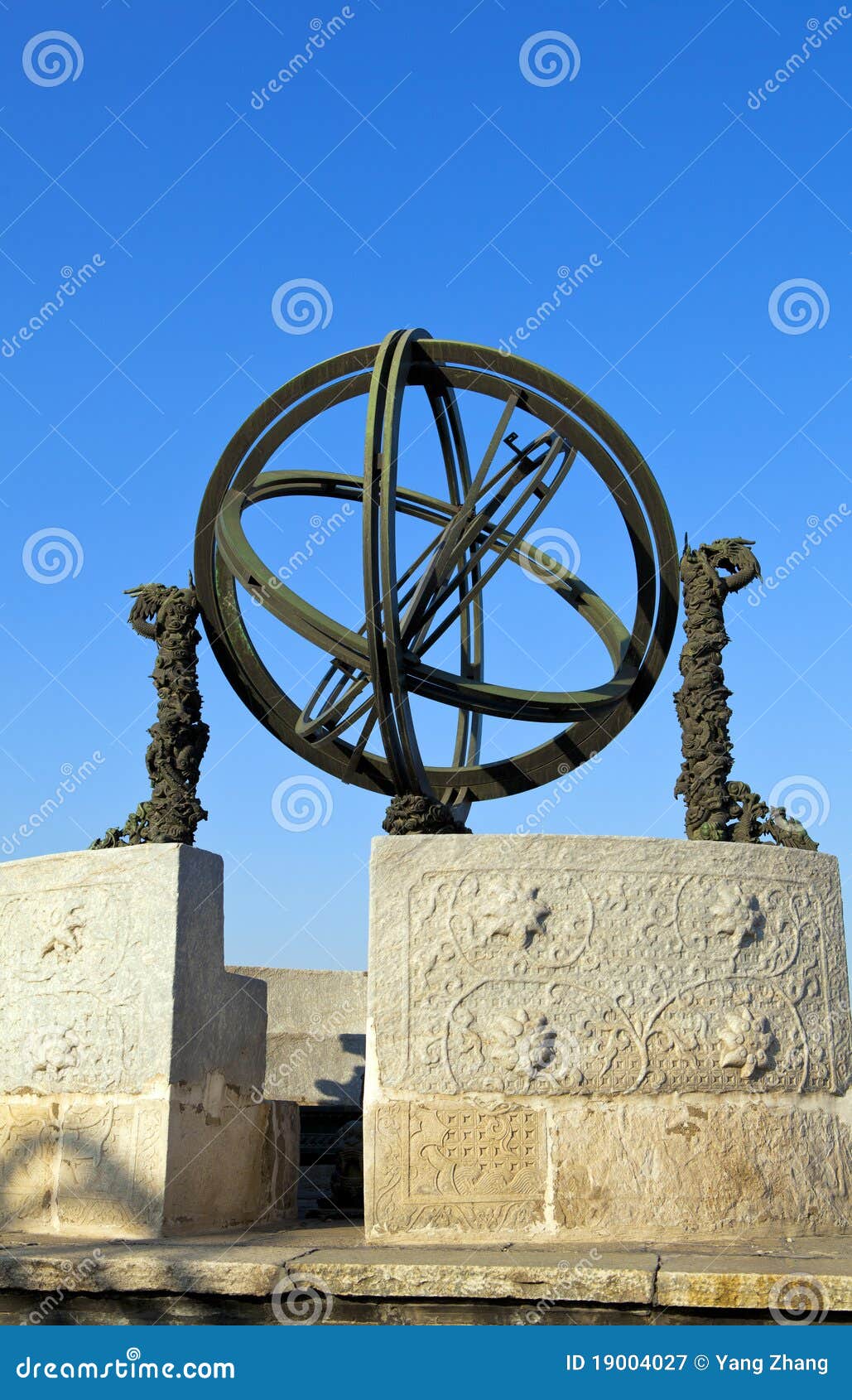 Chinese Ancient Observatory Stock Image - Image of globe, chinese: 19004027
