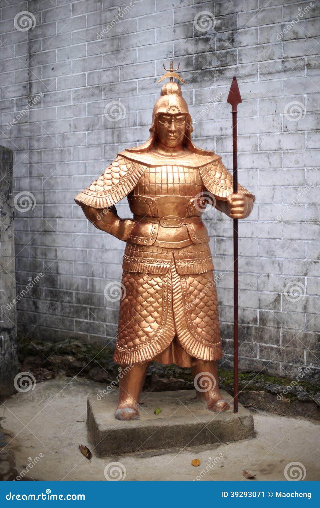 Chinese Ancient Statue Guards Stock Image - Image of antiquities, china ...