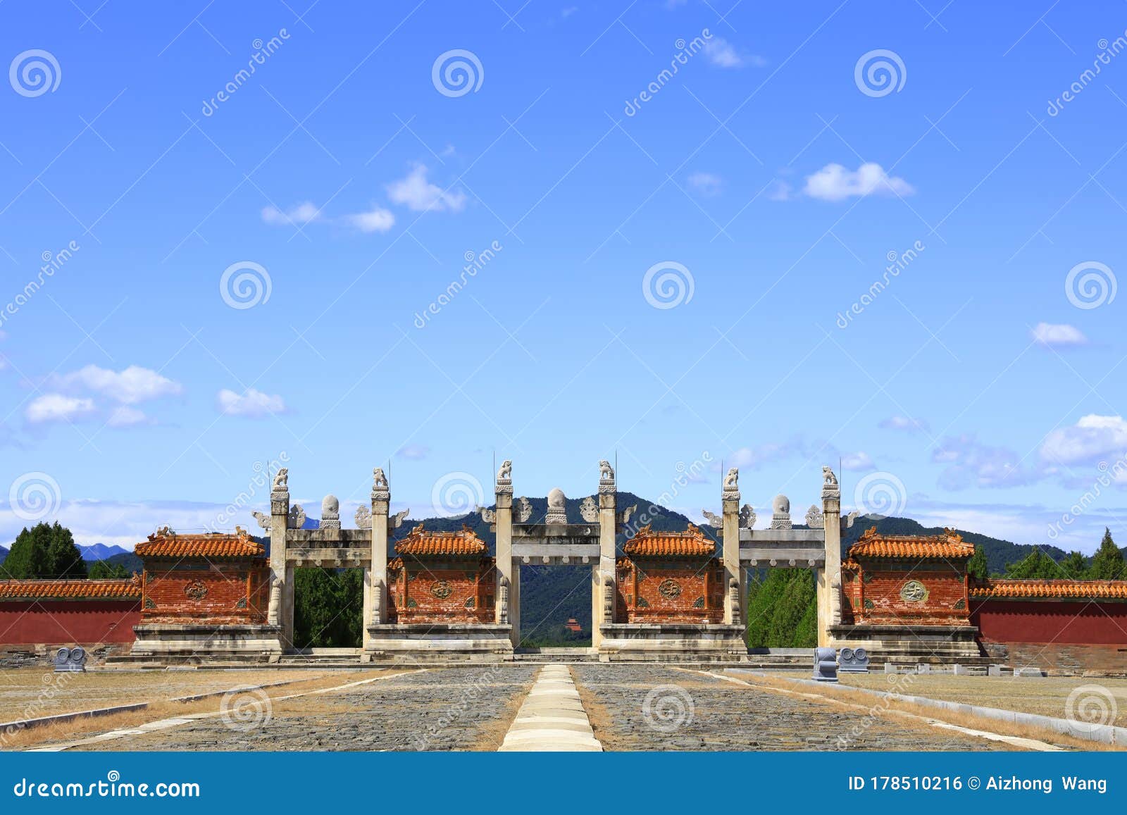 Chinese ancient stone arch stock photo. Image of classic - 178510216