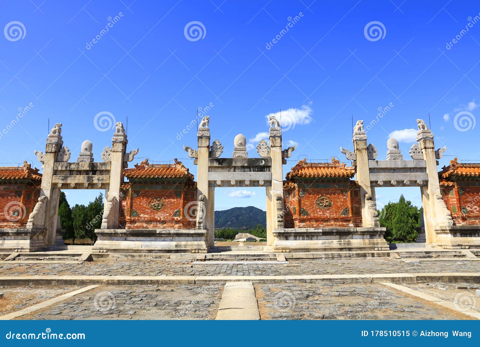 Chinese ancient stone arch stock image. Image of outdoor - 178510515