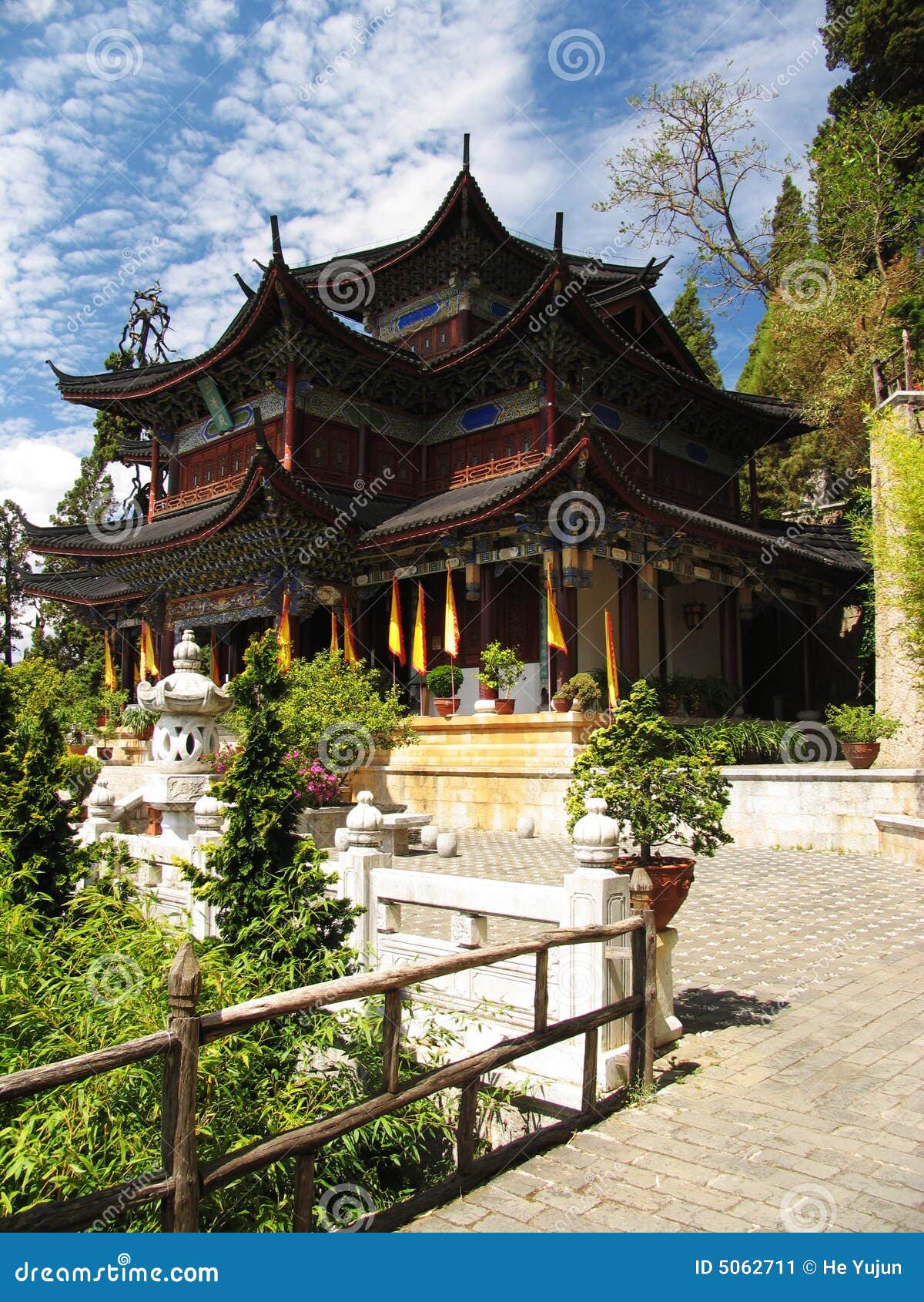 Chinese ancient temple stock image. Image of architecture - 5062711