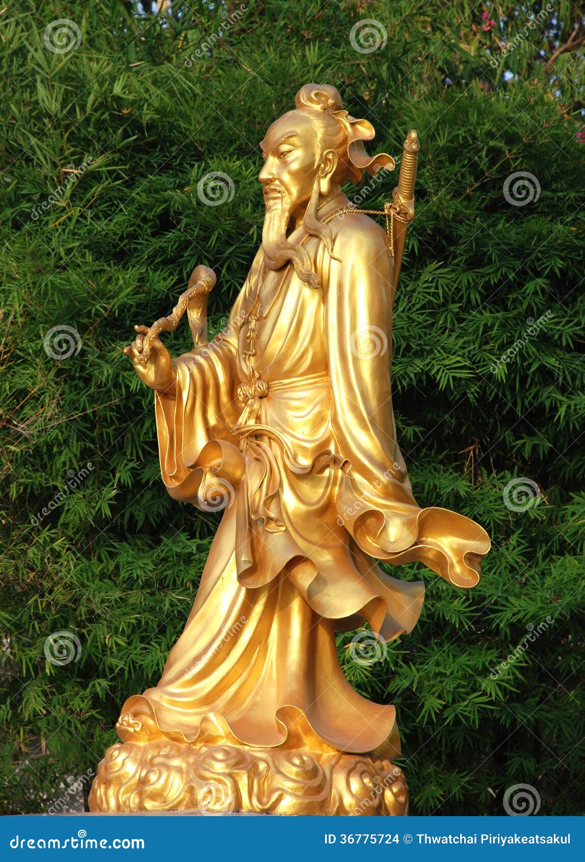 Chinese angel stock photo. Image of calm, gold, china - 36775724