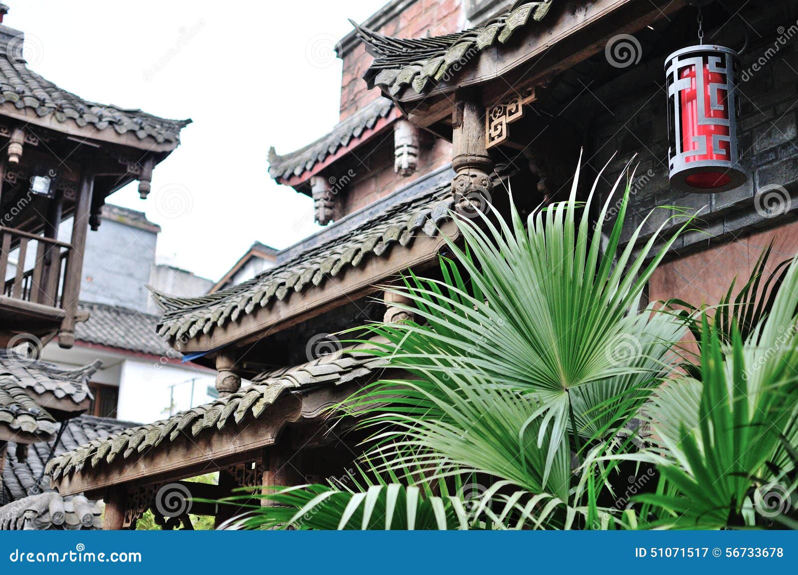Chinese antique building stock image. Image of oriental - 51071517