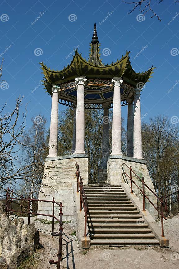 The Chinese arbour stock image. Image of outdoor, arbour - 11935255