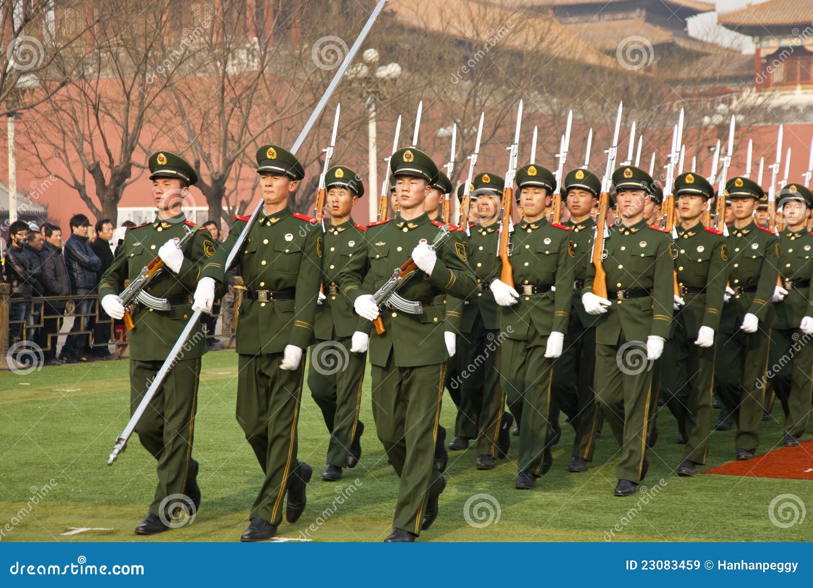 Chinese Army editorial stock image. Image of police, asian - 23083459