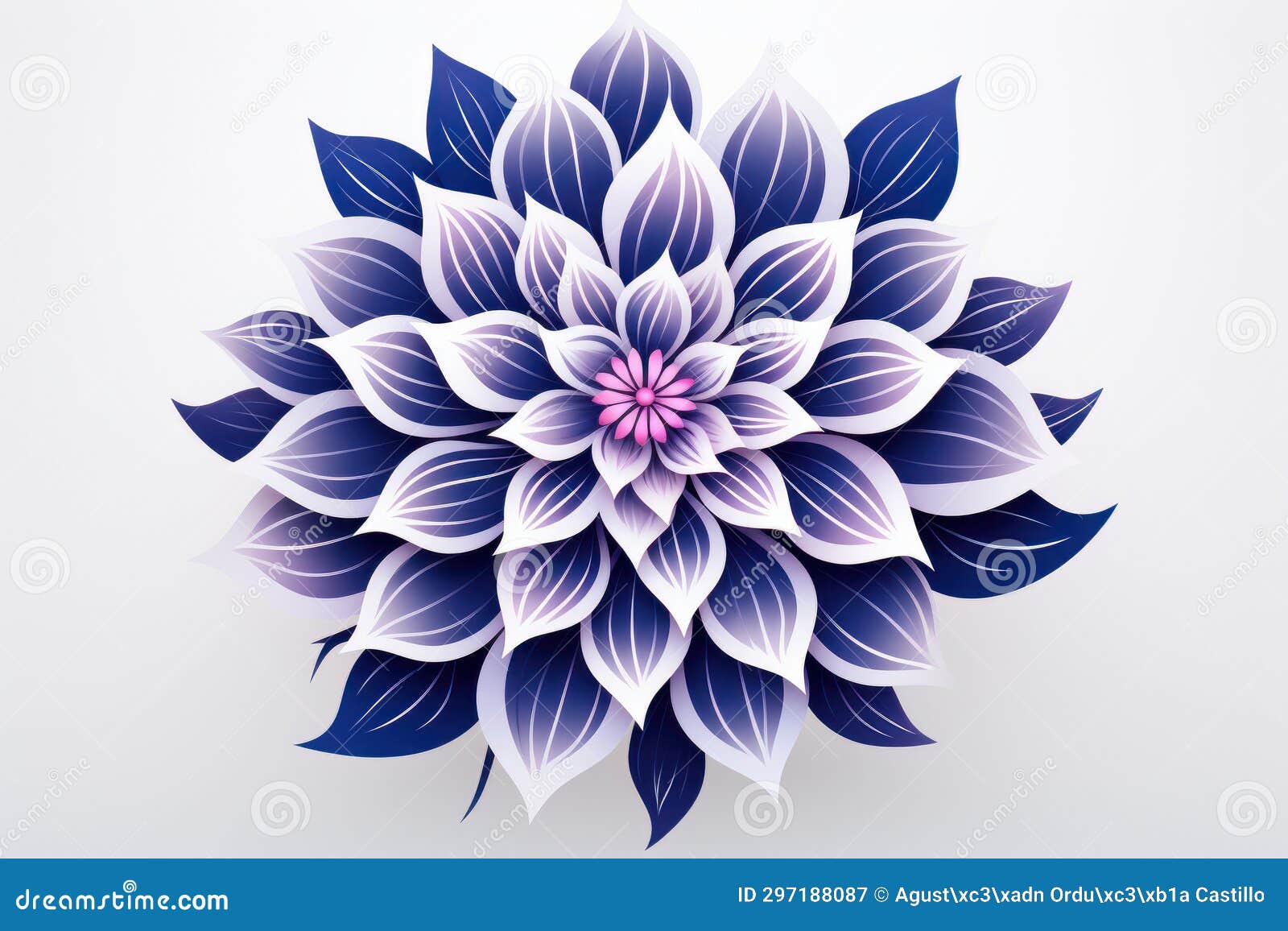Chinese Aster Flower Illustration Logo. Stock Image - Image of colorful ...