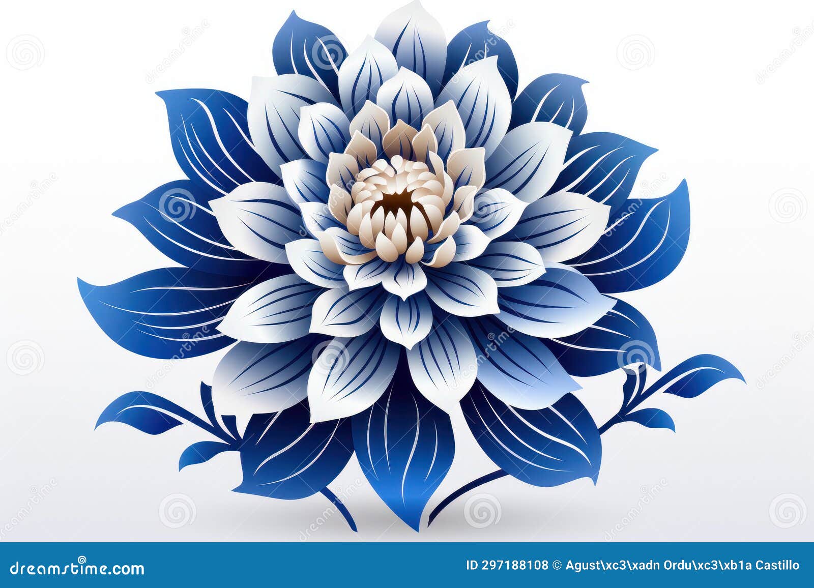 Chinese Aster Flower Illustration Logo. Stock Photo - Image of daisy ...