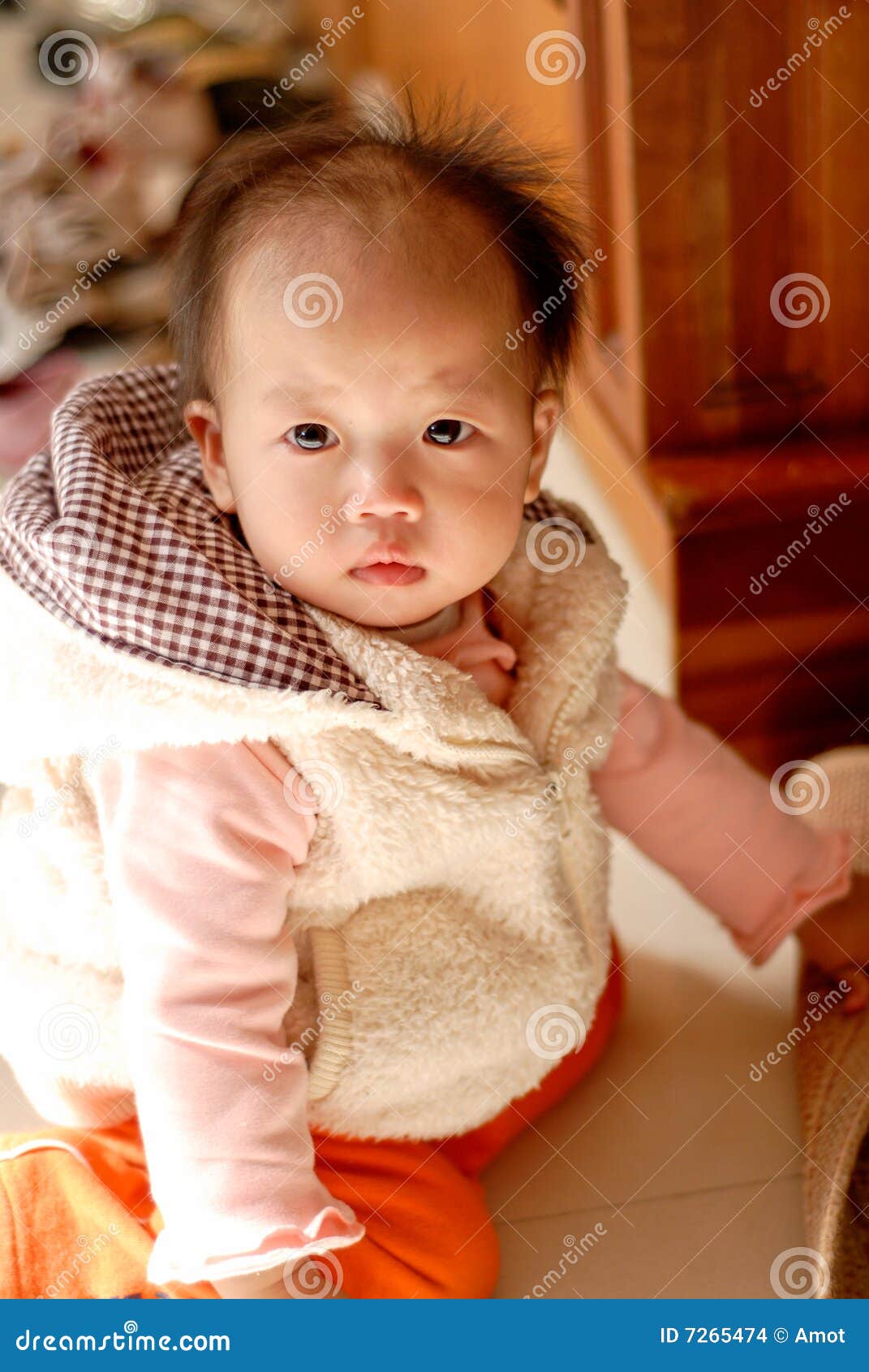 Chinese baby stock photo. Image of chubby, eyes, cute - 7265474