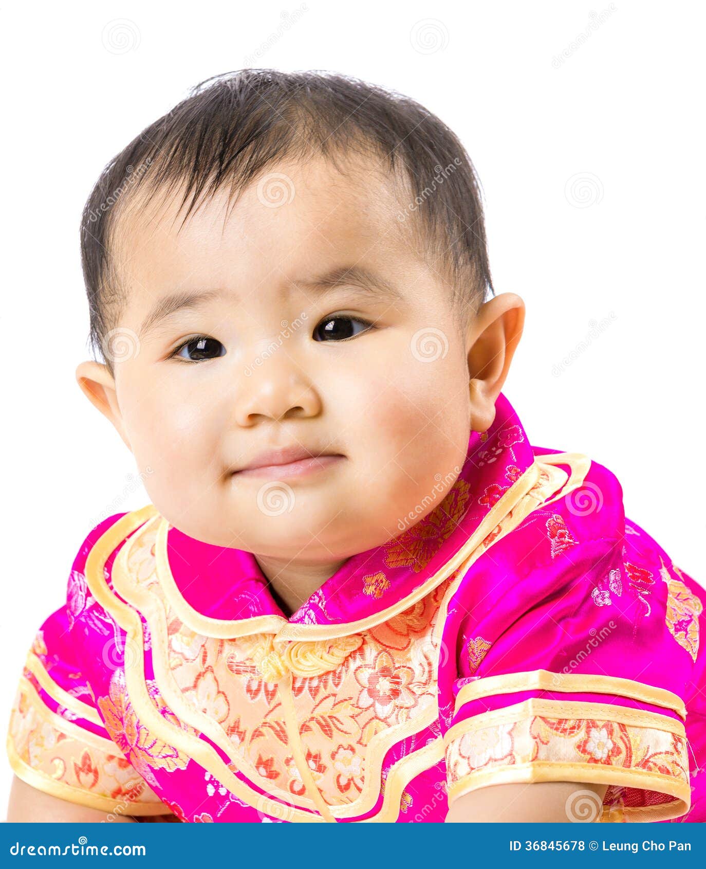 Chinese baby portrait stock photo. Image of year, newborn - 36845678